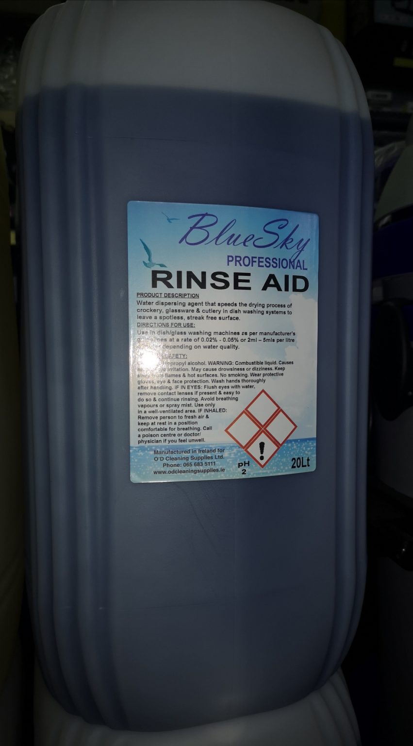 Blue Sky Professional Rinse Aid -20Ltr - odcleaning